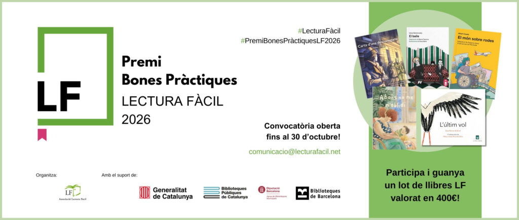 Premi de Bones Pràctiques de Lectura Fàcil 2026 – Serveis educatius del ...
